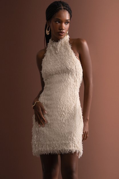 Vestido Curto Pluma Sharon